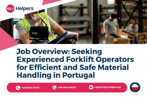 Job Overview Seeking Experienced Forklift Operators For Efficient And Safe Material Handling In