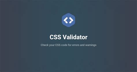 Css Validator Check And Validate Css Code Online
