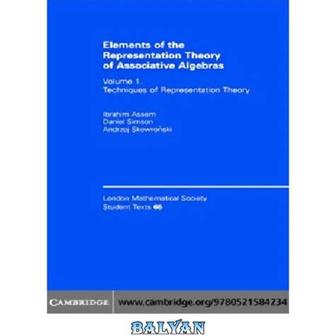 خرید و قیمت دانلود کتاب Elements Of The Representation Theory Of