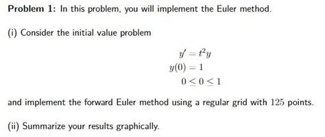 Solved Problem In This Problem You Will Implement The Chegg