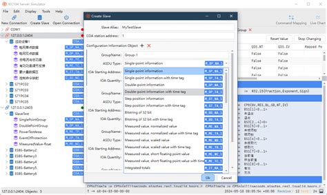 IEC Server Simulator IEC Slave Server Simulator