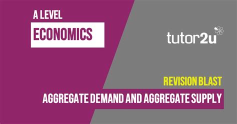A Level Economics Aggregate Demand And Aggregate Supply Livestreams Tutor2u