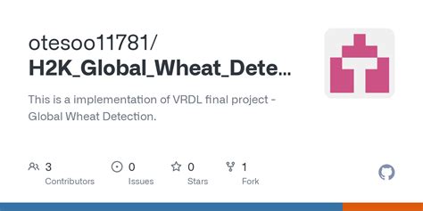 Github Otesoo H K Global Wheat Detection This Is A Implementation Of Vrdl Final Project
