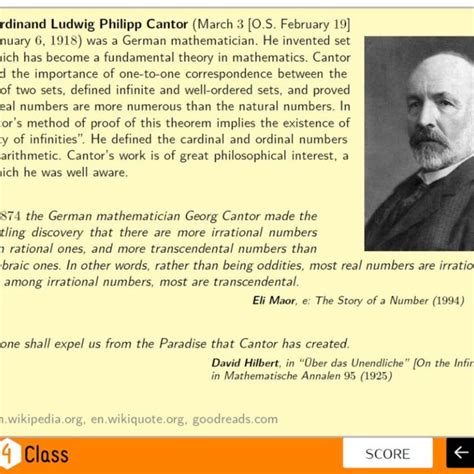 Notes From The Life Of George Cantor Download Scientific Diagram