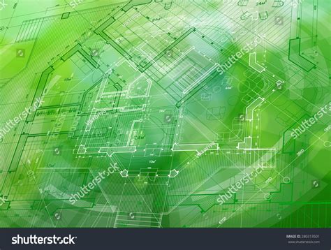 Architecture Design Blueprint House Plan Blue Stock Vector Royalty Free Shutterstock