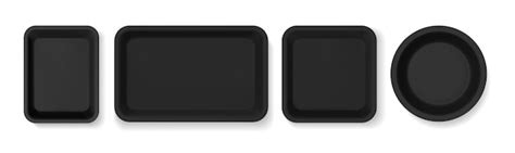 Premium Vector Plastic Tray Wrapper Package For Food