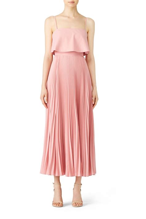 Dusty Pink Bridesmaid Dresses Dusty Pink Weddings Bridesmaids Midi
