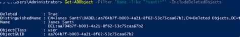 Restore Deleted Objects Users In Active Directory Windows OS Hub