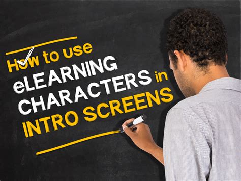 How To Use Elearning Characters In Intro Screens Elearningart