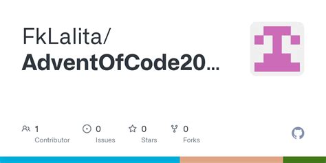 GitHub FkLalita AdventOfCode2023