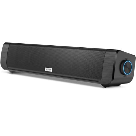 Delton SB Bluetooth Dual Powered Hi Fi Computer Soundbar HSN