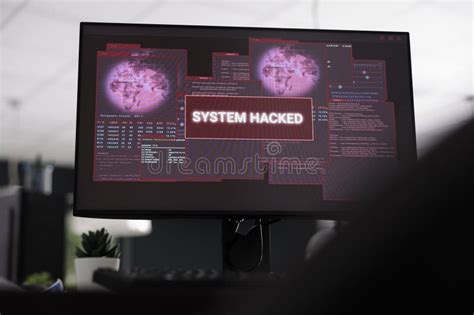 Empty Software Office Displaying Critical Error Message Flashing On Pc