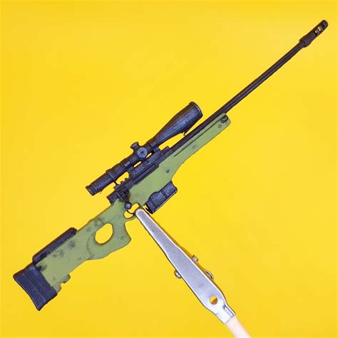 Awp Awm Sniper Rifle In 6 Inch 1 12 Scale Action Figure Accessory Realistic Miniature Gun
