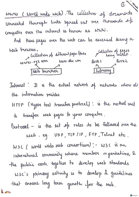 WT Notes Related To Web Development Web Technologies Studocu