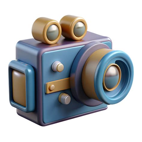 Pristine Standout Isolated Cutout Of A Single Vintage Film Camera Hyper Specific Professional