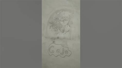 Gojo Drawing Art Dark Thunder Artist Youtube