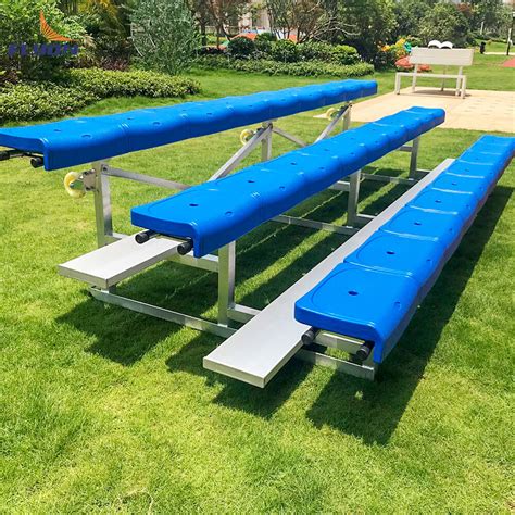 Aluminum Portable Bleachers Modular Seating For Stadiums And Schools