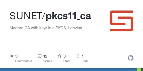 github sunet pkcs11 ca modern ca with keys in a pkcs11 device