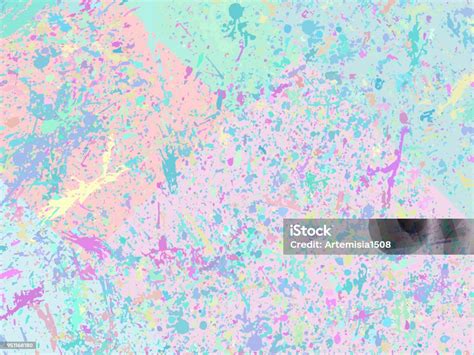 레인 보우 메쉬 유니콘 배경입니다 홀로그램 판타지 그라데이션 배경 막입니다 벡터 일러스트 포스터 안내 책자 초대장 커버 책 카탈로그에 대 한 무지개에 대한 스톡 벡터 아트