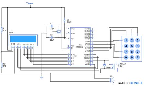 Digital Locker System Using 8051 Microcontroller Gadgetronicx