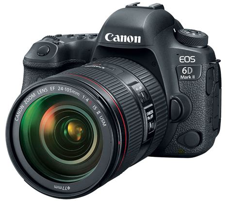 Canon EOS 6D Mark II Full-frame DSLR with water and dust-resistant body ...