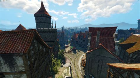 View Of Novingrad 5760x3240p Witcher