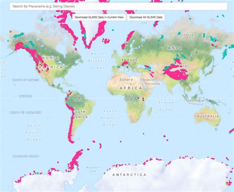 LivingGeography: A cool glacier map...