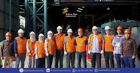 Visit And Plant Tour By The Board Of Directors Of The Indonesian Iron And Steel Industry Association