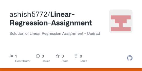Github Ashish5772linear Regression Assignment Solution Of Linear