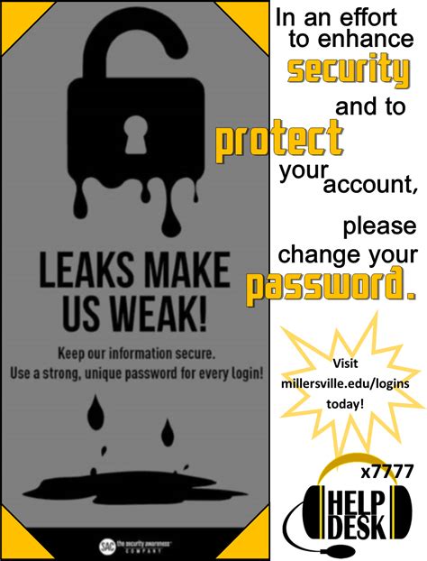 Password Security Poster