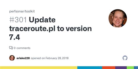 update traceroute pl to version 7 4 · issue 301 · perfsonar toolkit