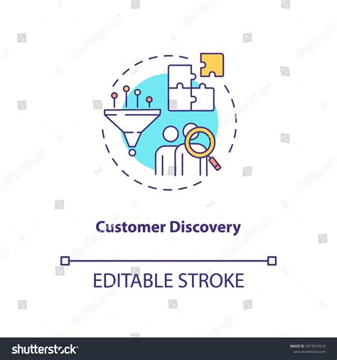 Customer Discovery Concept Icon Customer Development Stock Vector Royalty Free 1873915618