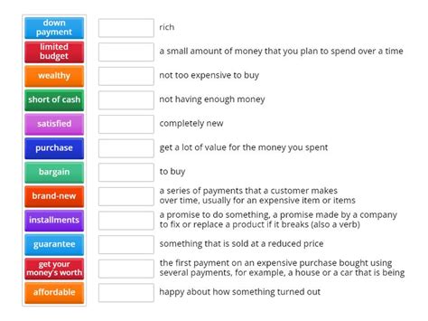 Unit 6 Level 5 Match Up