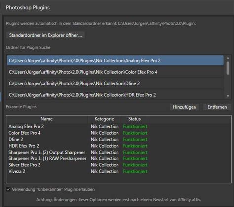 Did Affinity Photo V2 Support Older Nik Plugins Desktop Questions Macos And Windows