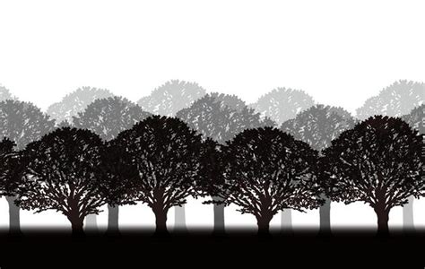 Tree Silhouette Background Vector Art Icons And Graphics For Free Download