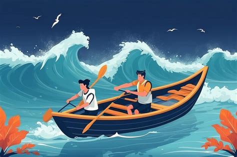 Navigating Challenges Premium Ai Generated Image