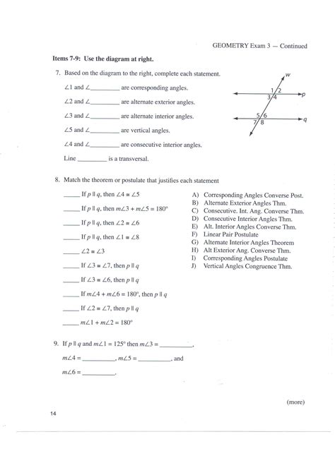 solved based on the diagram to the right complete each