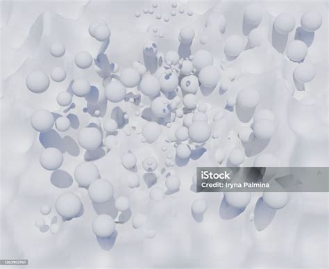 흰색 액체 3d 렌더링 추상적 인 그림에 떨어지는 공 가라앉음에 대한 스톡 벡터 아트 및 기타 이미지 가라앉음 공란 광학 작용 Istock