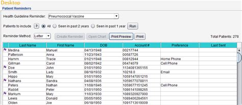Create Patient Reminders