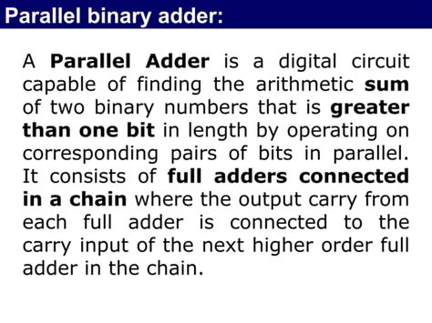 Combinational Circuit Half Adder Full Adder Ppt