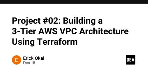 project 02 building a 3 tier aws vpc architecture using terraform