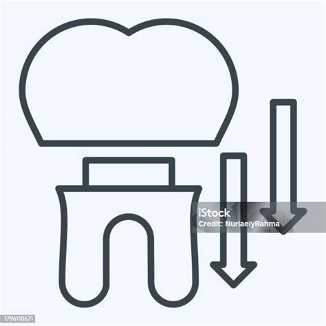 아이콘 덴탈 크라운 치과 의사 기호와 관련이 있습니다 선 스타일 심플한 디자인 편집 가능 간단한 일러스트레이션 0명에 대한 스톡 벡터 아트 및 기타 이미지 Istock