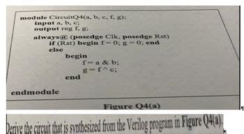 Answered Module CircuitQ A B C F G Input Bartleby