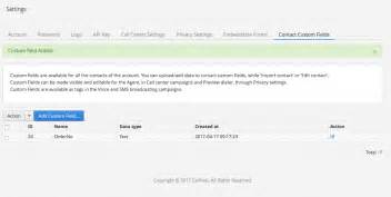 How To Add Custom Fields In Callhub Callhub Customer Support