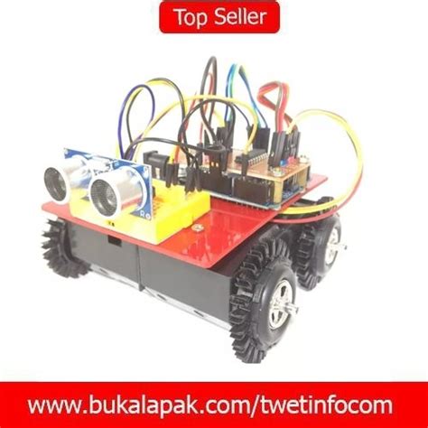 Jual Robot Mobile Avoidance Arduino Ultrasonic Sensor Fullset Modul