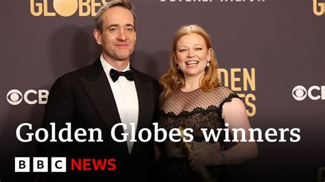 Golden Globes Winners As Oppenheimer And Succession Sweep Up Bbc News
