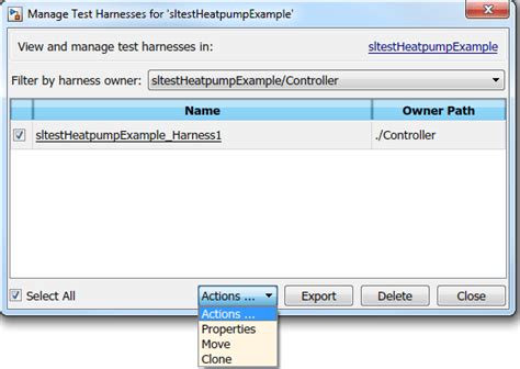 Manage Test Harnesses Matlab And Simulink