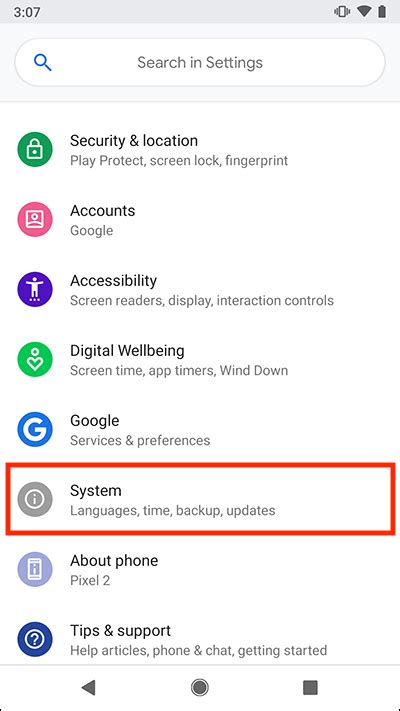 controlling your device using switches in android pie abilitynet
