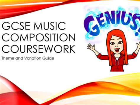 GCSE Composition Coursework Babe Guide Theme And Variation Teaching Resources