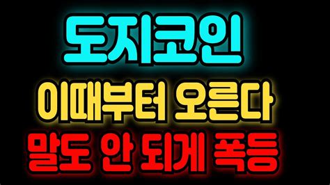 리플 전망 이때부터 오른다 말도 안 되게 폭등 Youtube